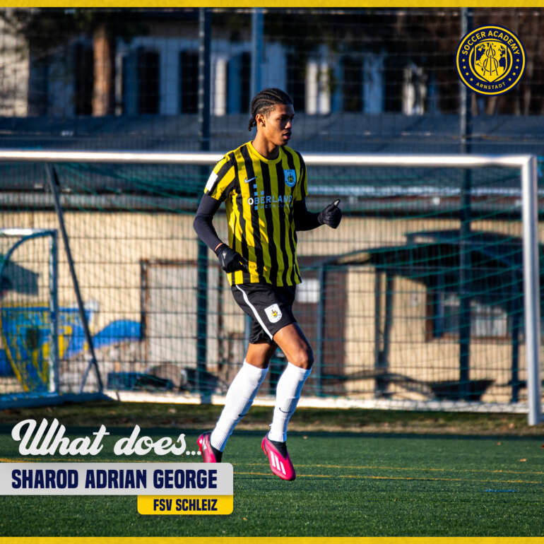 Was macht eigentlich Sharod? – Soccer Academy Arnstadt